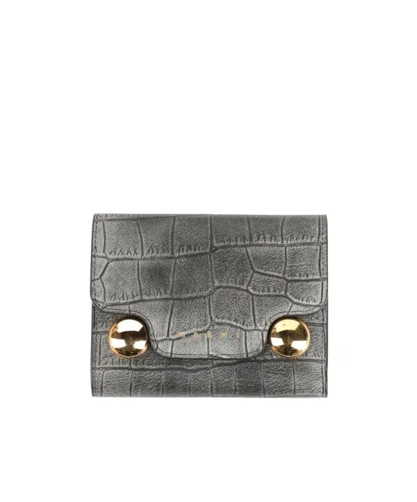 Marni Crocodile-embossed Wallet