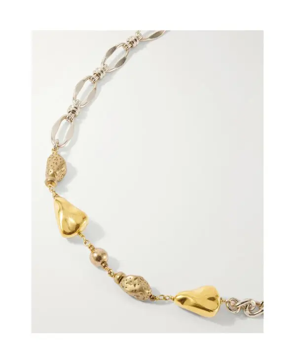 Dries Van Noten Asymmetric Link Necklace