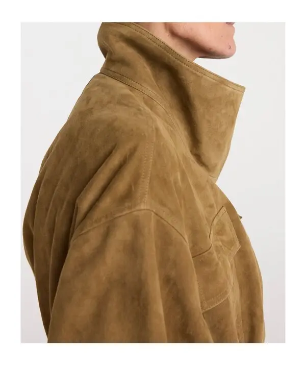 RÓHE Sculptural Suede Jacket