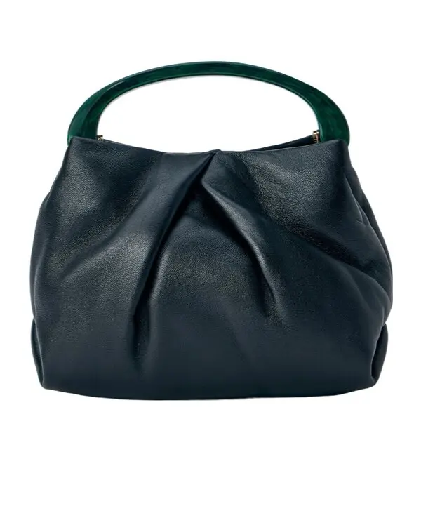 Dries Van Noten Crisp Pleated Shoulder Bag