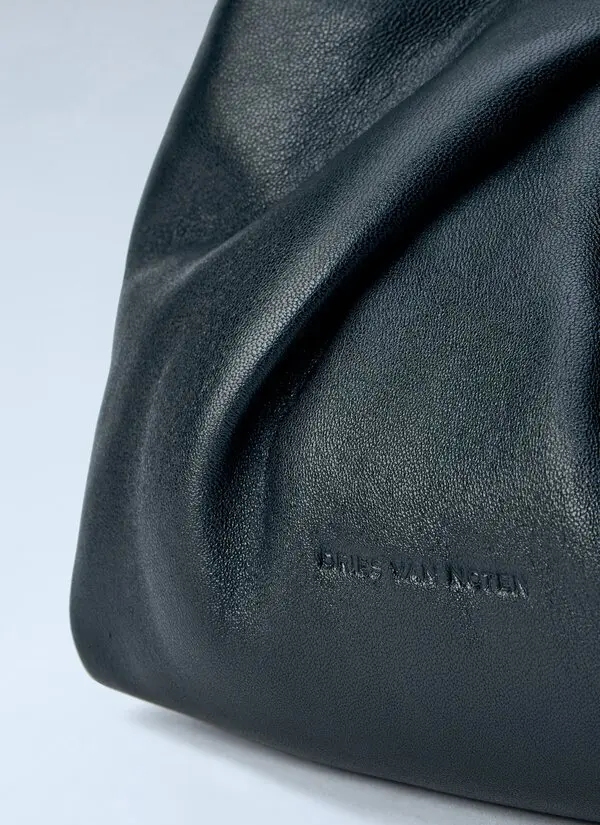 Dries Van Noten Crisp Pleated Shoulder Bag