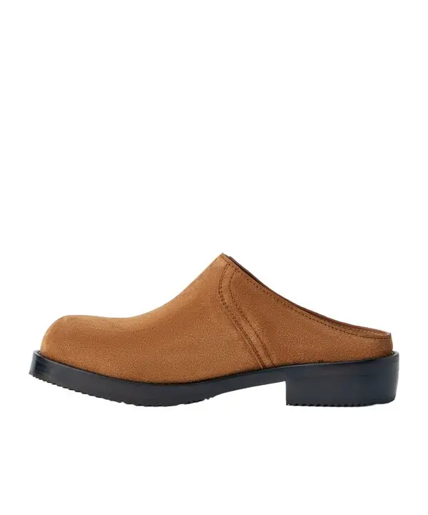 Dries Van Noten Suede Slip-on Mules