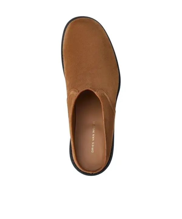 Dries Van Noten Suede Slip-on Mules