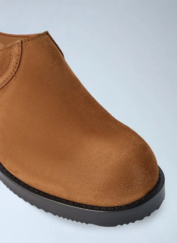 Dries Van Noten Suede Slip-on Mules