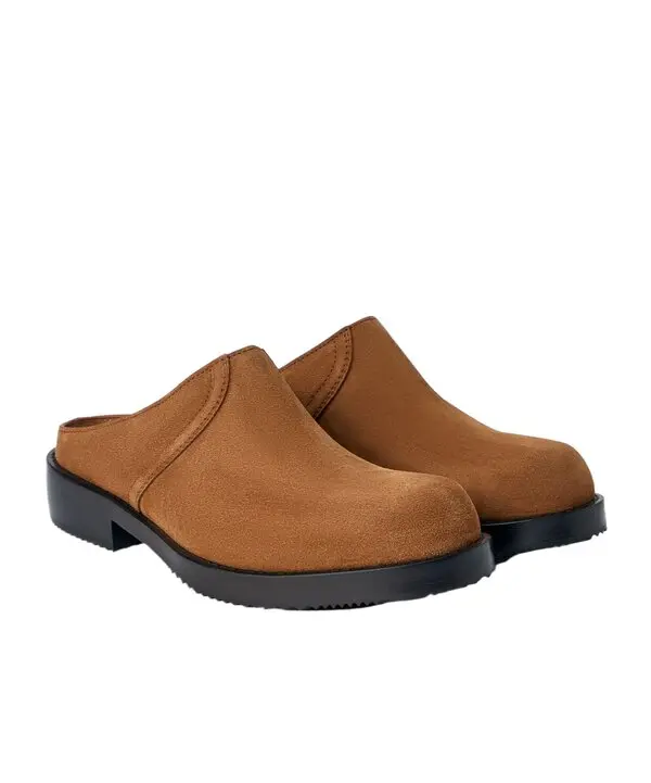 Dries Van Noten Suede Slip-on Mules - No
