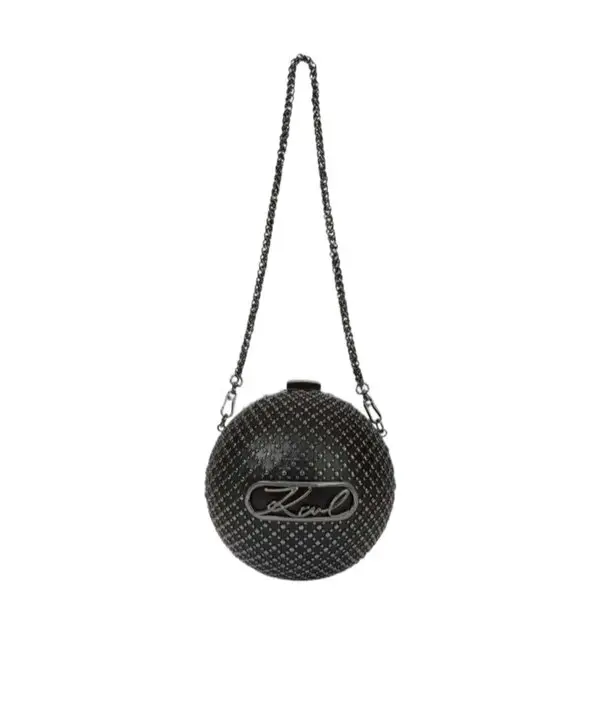 Karl Lagerfeld Mini K/signature Curved Sphere Bag