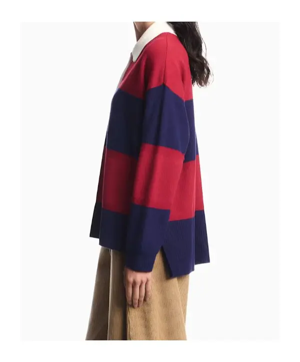 Emporio Armani Boteh Capsule Collection Polo-collar Jumper