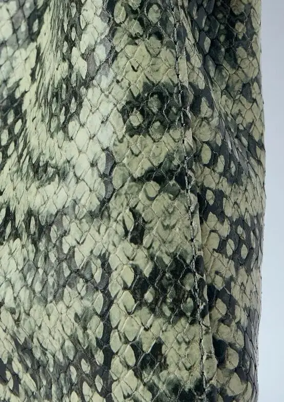 Dries Van Noten Embossed Leather Shoulder Bag - Green
