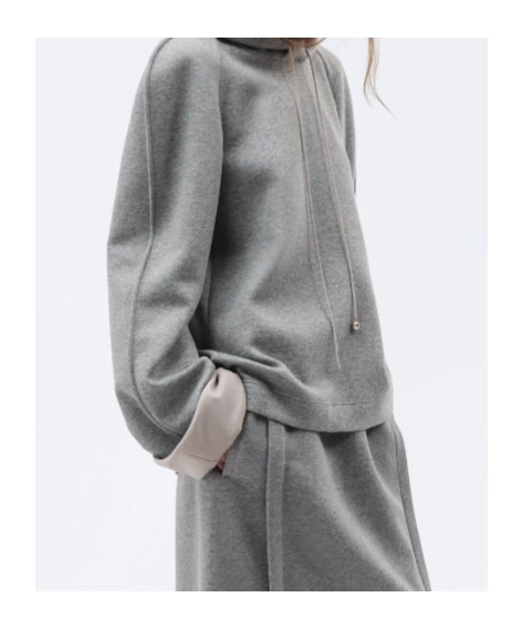 Carven Raglan-sleeve Hoodie - Gray Blend