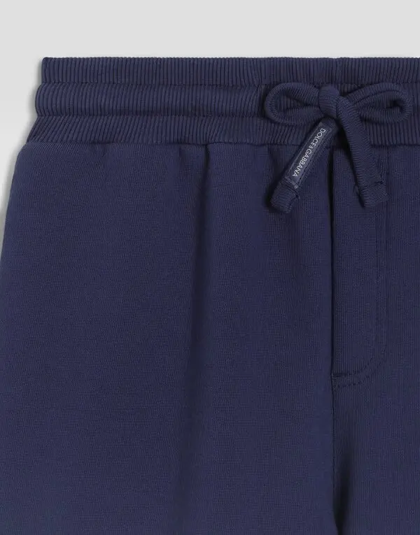 Dolce & Gabbana Carretto-print Fleece Bermuda Shorts