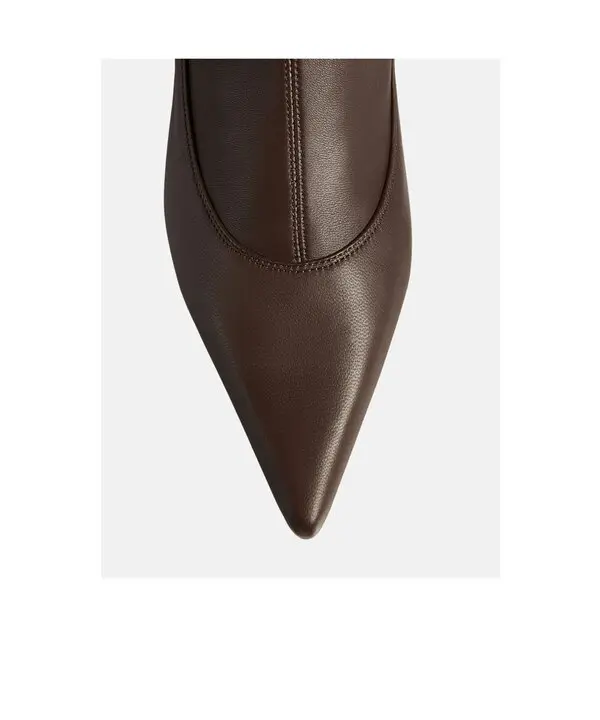 Khaite Pointed-toe Ankle Boots