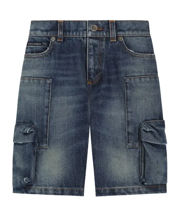 Dolce & Gabbana Cargo Denim Shorts