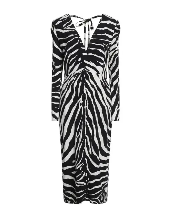 Dolce & Gabbana Sexy Bodycon Zebra-striped Dress