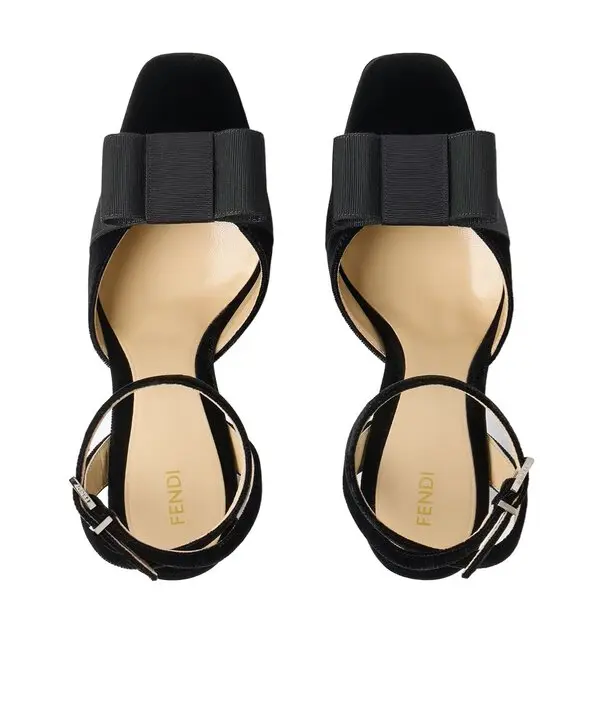 Fendi After 9 Velvet Slingbacks