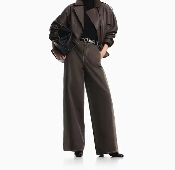 Emporio Armani Belted Leather Jacket