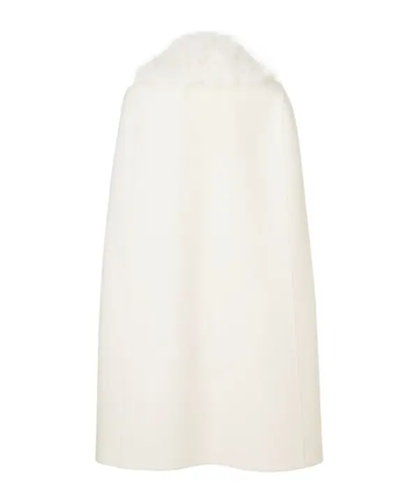 Fendi Double-sided Wool Cape