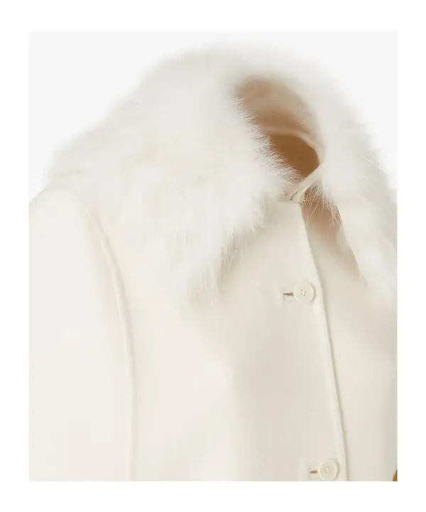 Fendi Double-sided Wool Cape