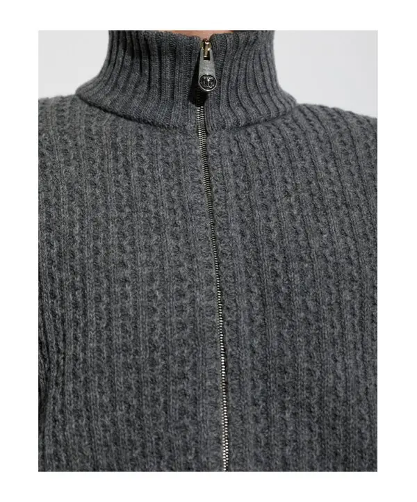 Versace High-neck Cardigan