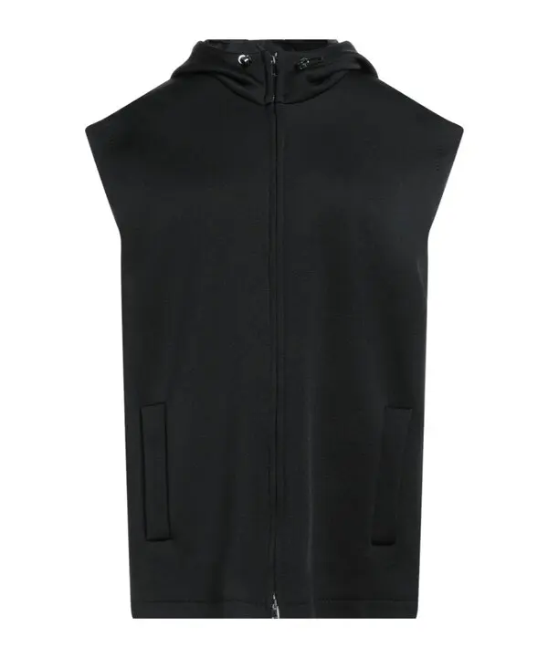 Max Mara Minimalist Sleeveless Hooded Jacket