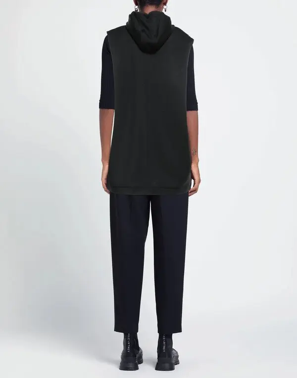 Max Mara Minimalist Sleeveless Hooded Jacket