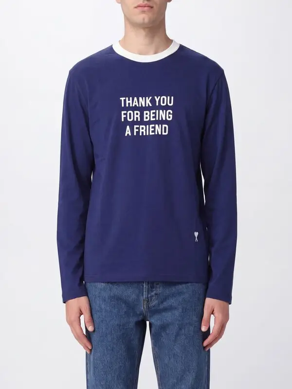 AMI Paris Long-sleeved Crewneck T-shirt