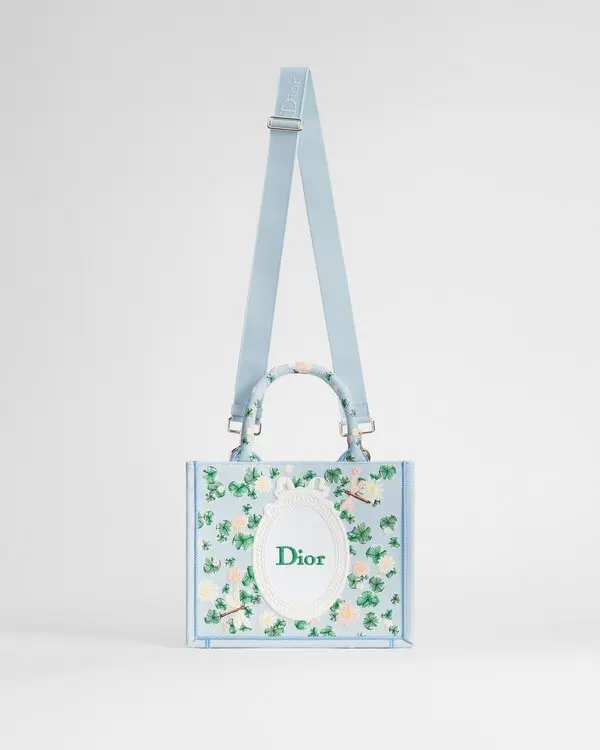 Dior Small Book Tote With Strap