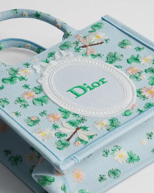 Dior Small Book Tote With Strap