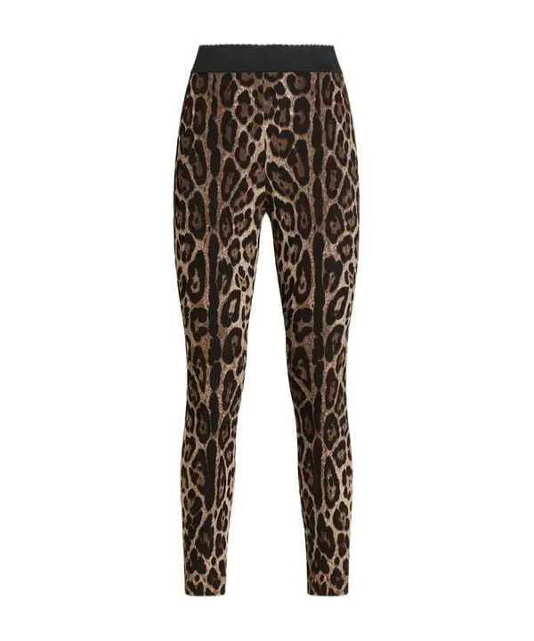 Dolce & Gabbana Dolce Gabbana Leopard Printed Leggings