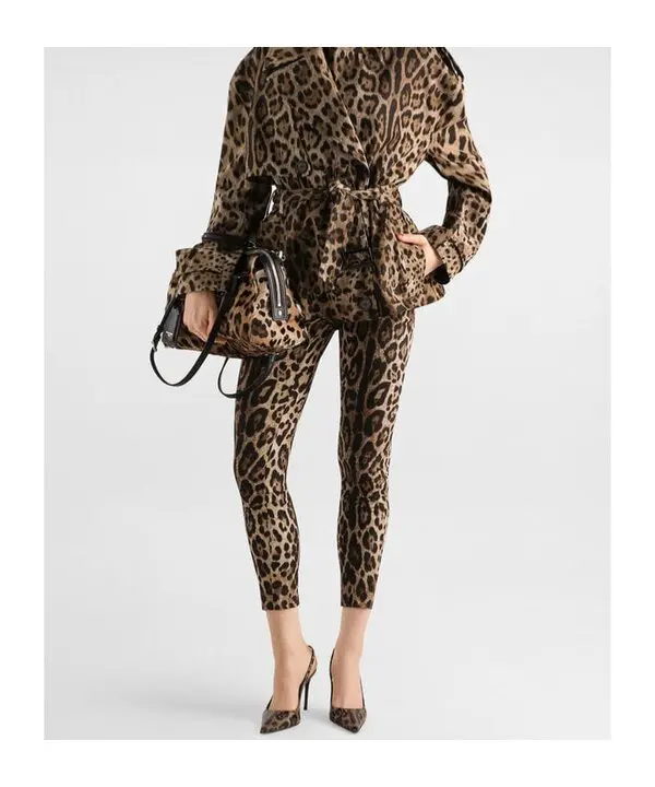 Dolce & Gabbana Dolce Gabbana Leopard Printed Leggings