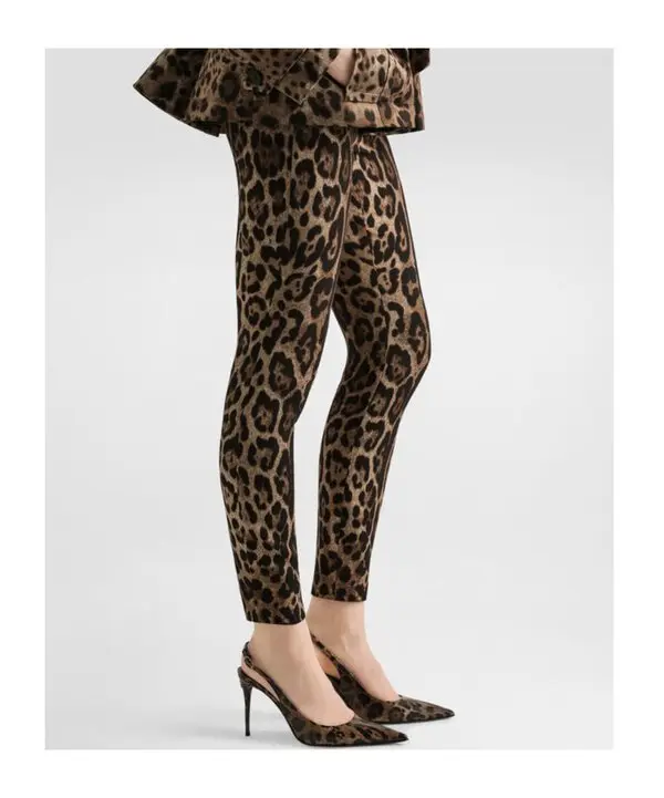 Dolce & Gabbana Dolce Gabbana Leopard Printed Leggings