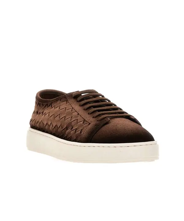 Santoni Woven Low-top Sneakers