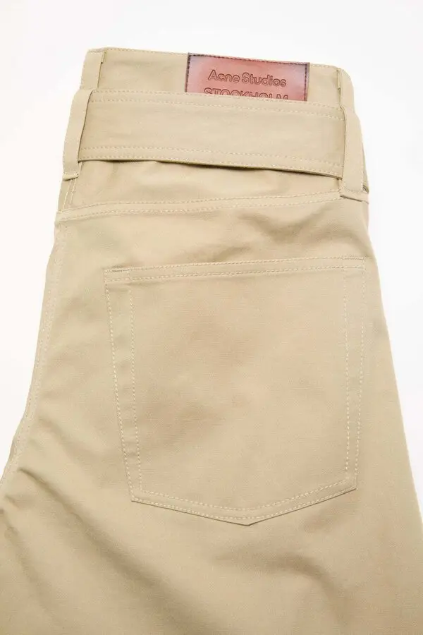 Acne Studios Twill Trousers With Belt