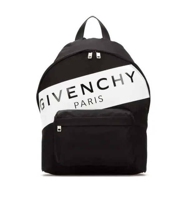 Givenchy Logo Stripe Backpack - Black