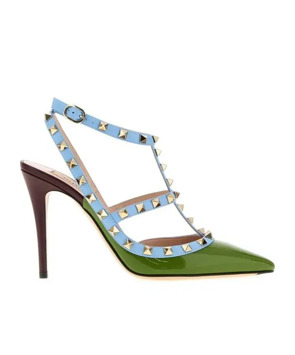 Valentino Garavani Rockstud Ankle-strap Heeled Sandals
