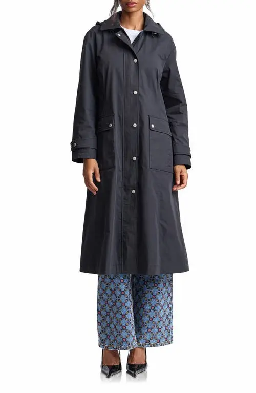 Avec Les Filles Swing Rain Trench Coat