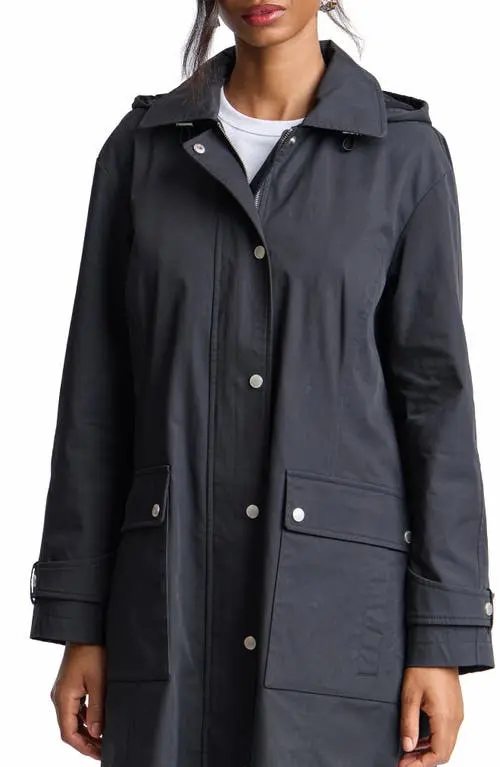 Avec Les Filles Swing Rain Trench Coat