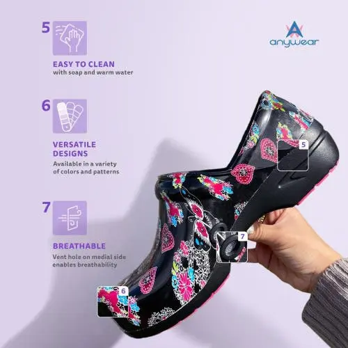 ANYWEAR Sr Angel Nursing Clogsslip-resistant Cushioned Clogs - Garden Flutter