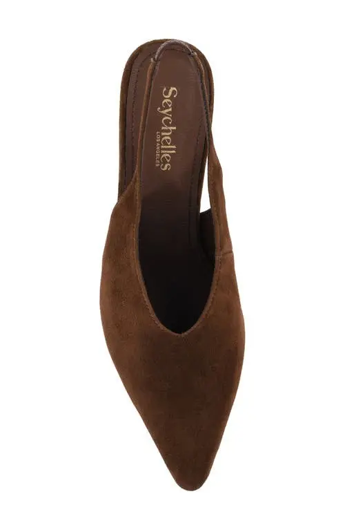 Seychelles All Day Long Slingback Pump - Dark Brown