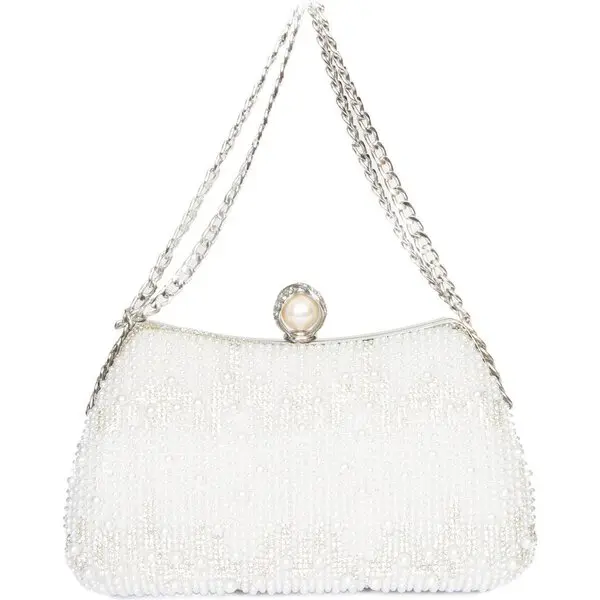 LAUREN LORRAINE Sonya Clutch - Silver
