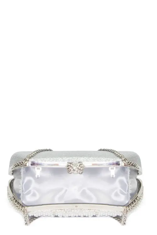 LAUREN LORRAINE Sonya Clutch - Silver