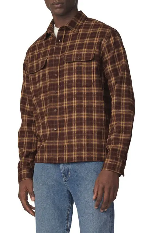 Joe's Jeans Plaid Double Flap Pocket Button-up Shirt