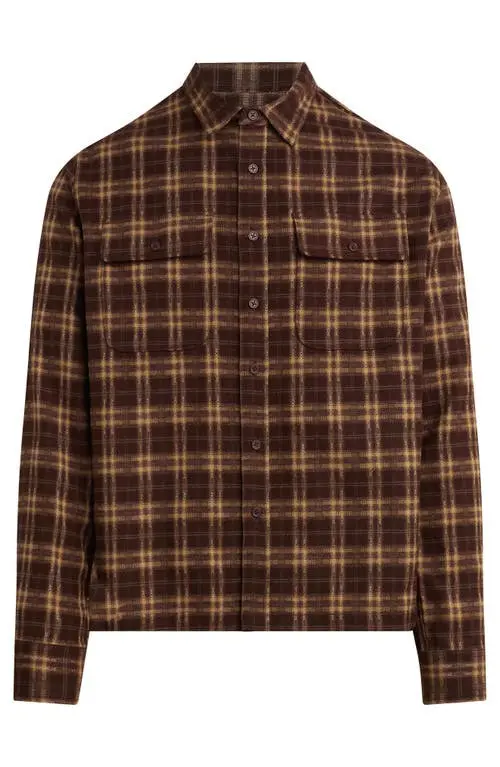 Joe's Jeans Plaid Double Flap Pocket Button-up Shirt
