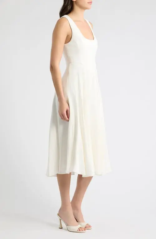 Oddmuse Scoop Neck Midi Dress