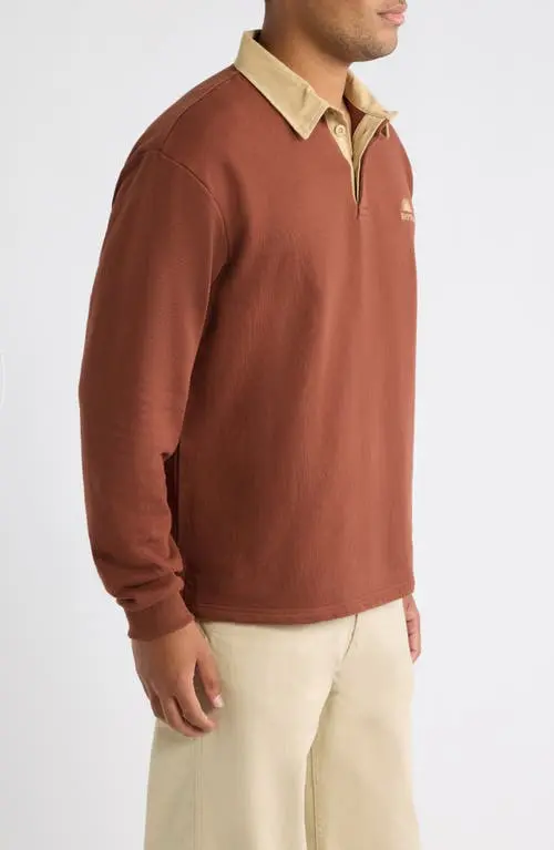 RHYTHM Heritage Bloom Cotton Rugby Polo