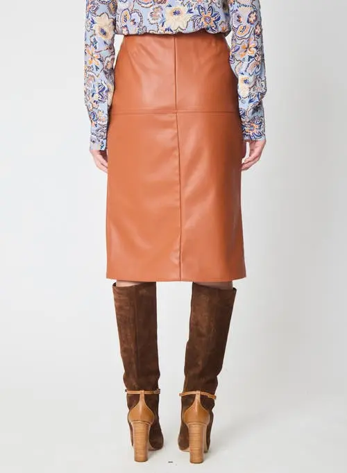 GILNER FARRAR Aralyn Skirt - Clay