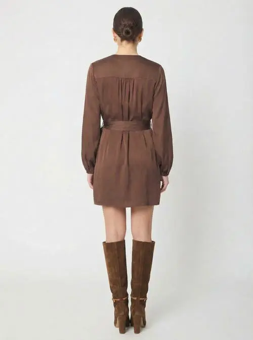 GILNER FARRAR Flora Dress - Brown