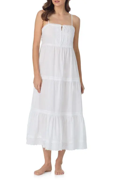 Eileen West Eyelet Cotton Nightgown