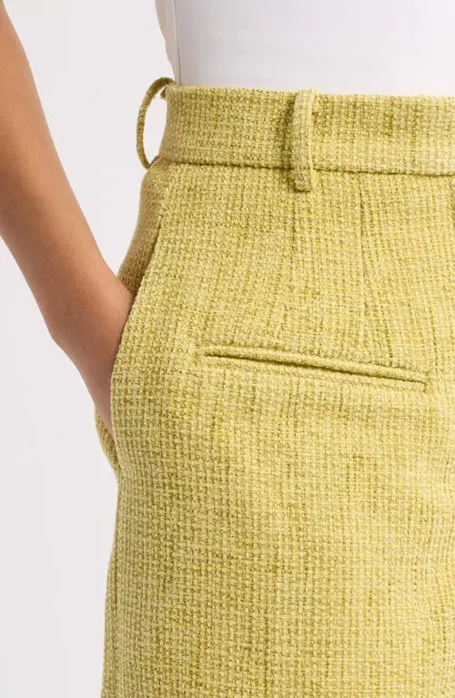Oddmuse High Waist Tweed Shorts