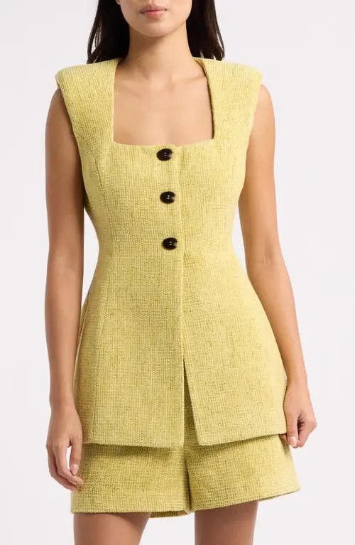 Oddmuse Bouclè Sleeveless Top