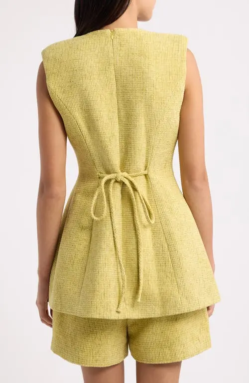 Oddmuse Bouclè Sleeveless Top
